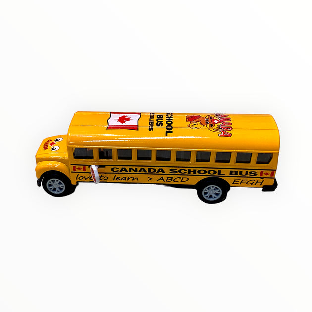 Canada School Bus Toys Metal Die Cast Souvenir Truck Vehicle 5 Inches