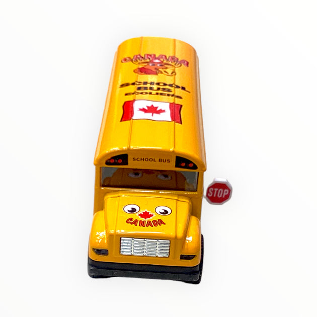 Canada School Bus Toys Metal Die Cast Souvenir Truck Vehicle 5 Inches