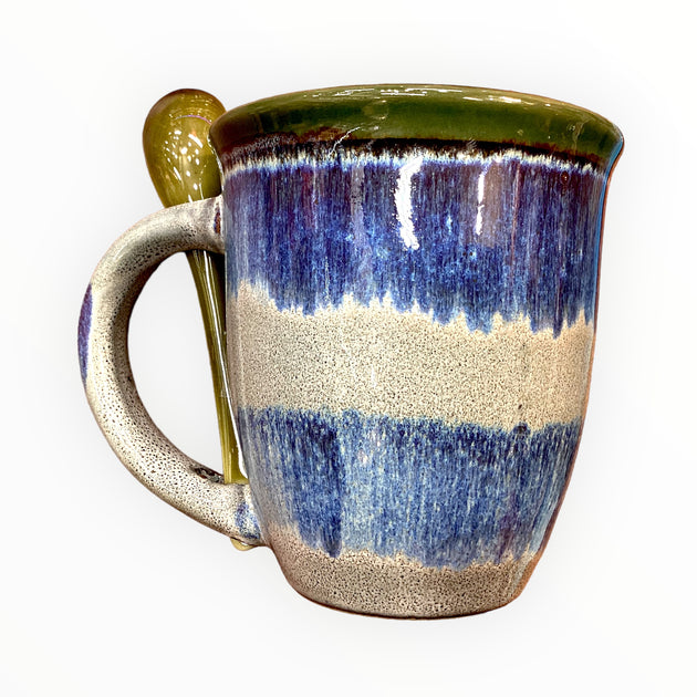 Montreal Moose & maple leaf Coffee Mugs with spoon