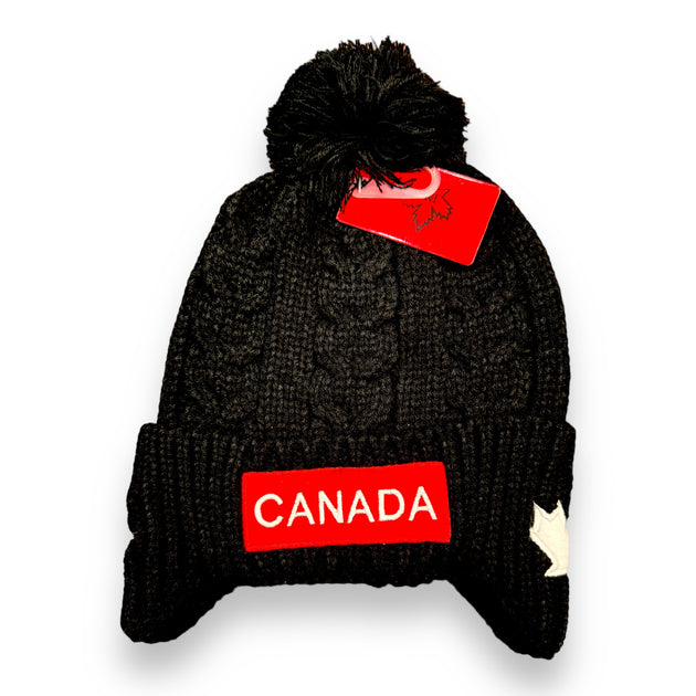 Canada Winter Hats with Ear Flap and PomPom