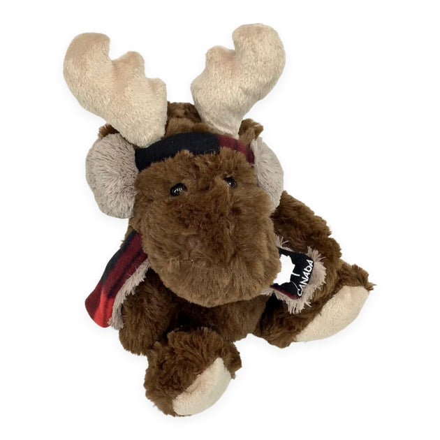 Canada Moose Stuffed Animal Toy | Duffy Ear Muff Moose 9 Inches with C