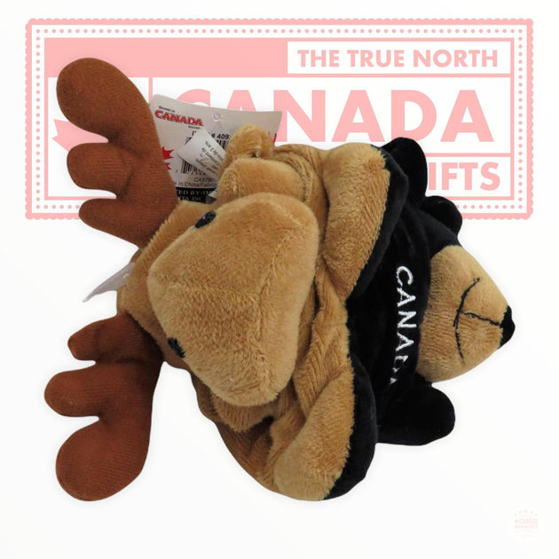 Canada Moose and Bear Stuffed Animal - 2 in 1 Plush Toy with Canadian