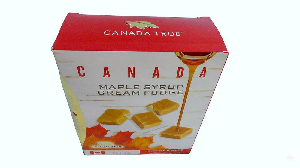 Canada True Maple Cream Fudge ( 1 Box of 200g - 10 Individually Wrappe