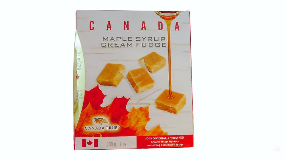 Canada True Maple Cream Fudge ( 1 Box of 200g - 10 Individually Wrappe