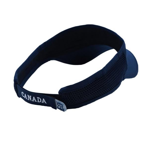 Canada Visor NAVY W/Metallic Words