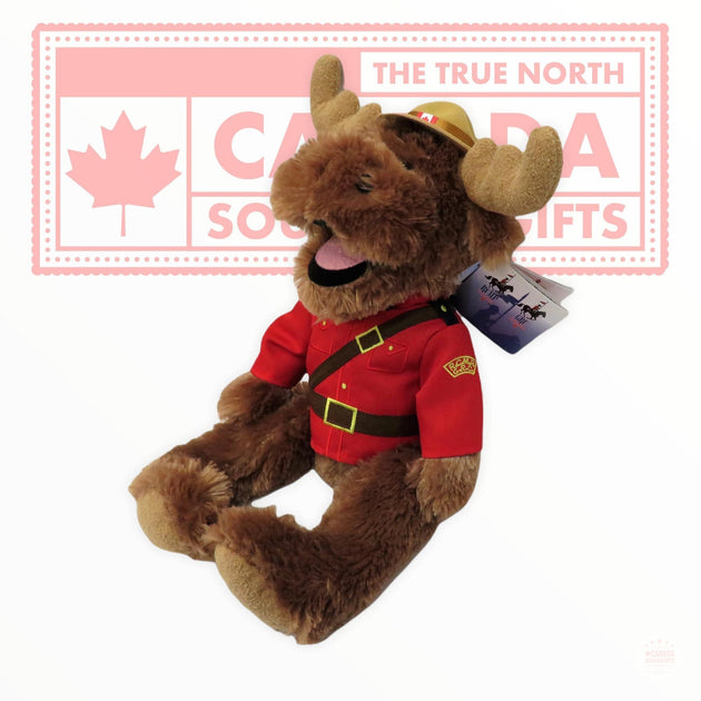 The Stuffed Animal House RCMP Canada Mounted Police Moose Plush Stuffe