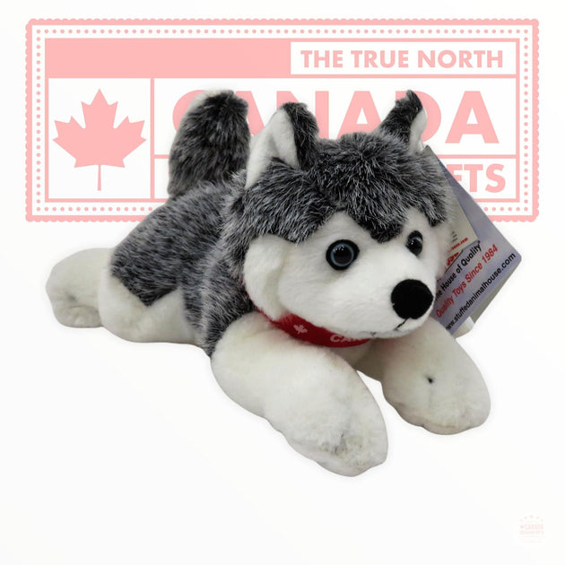 The Stuffed Animal Northern Wildlife Gifts Plush Husky Dog Soft Canada