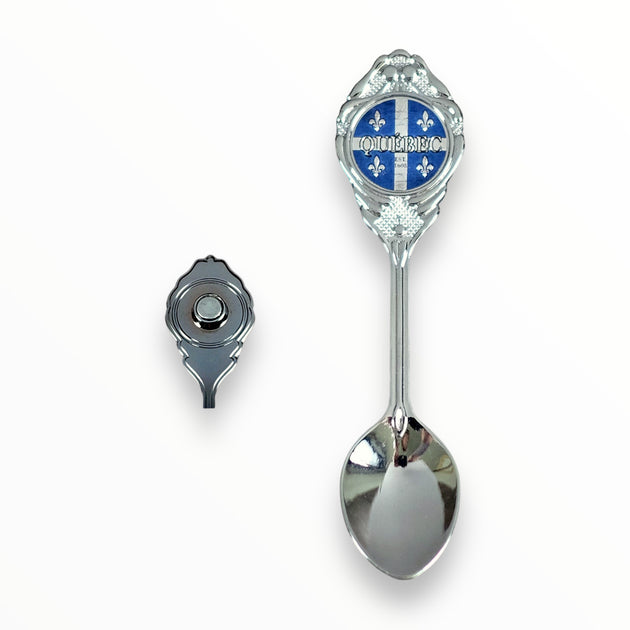 METAL SPOON MAGNET -QUEBEC