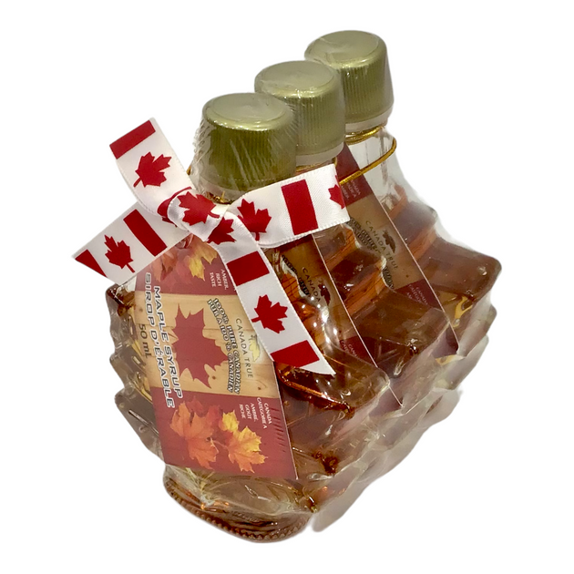Canada True Maple Syrup Canada Grade A Amber 50ml X 3 Pack Canadian Pr