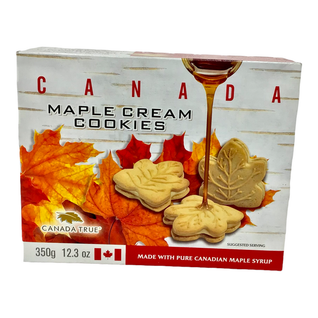 Canada True Maple Syrup Cream Cookie 350g Pack - Canadian Pure Maple S